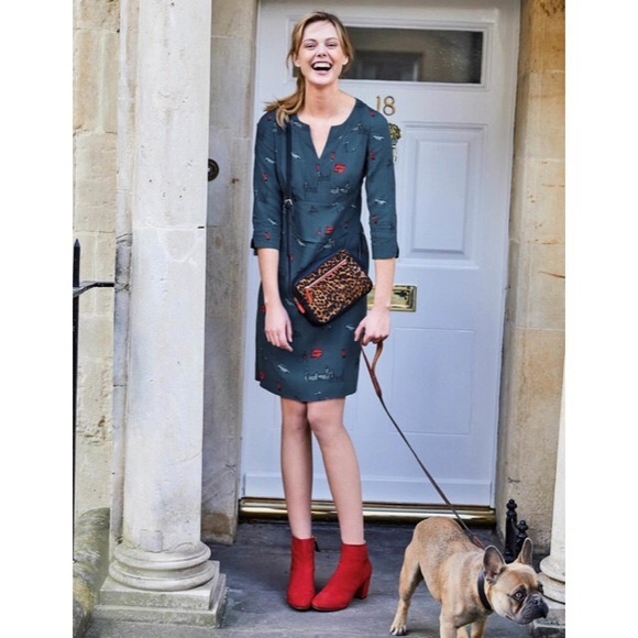 Boden | Dresses | Boden Alexandra London Print Tunic Dress Double ...